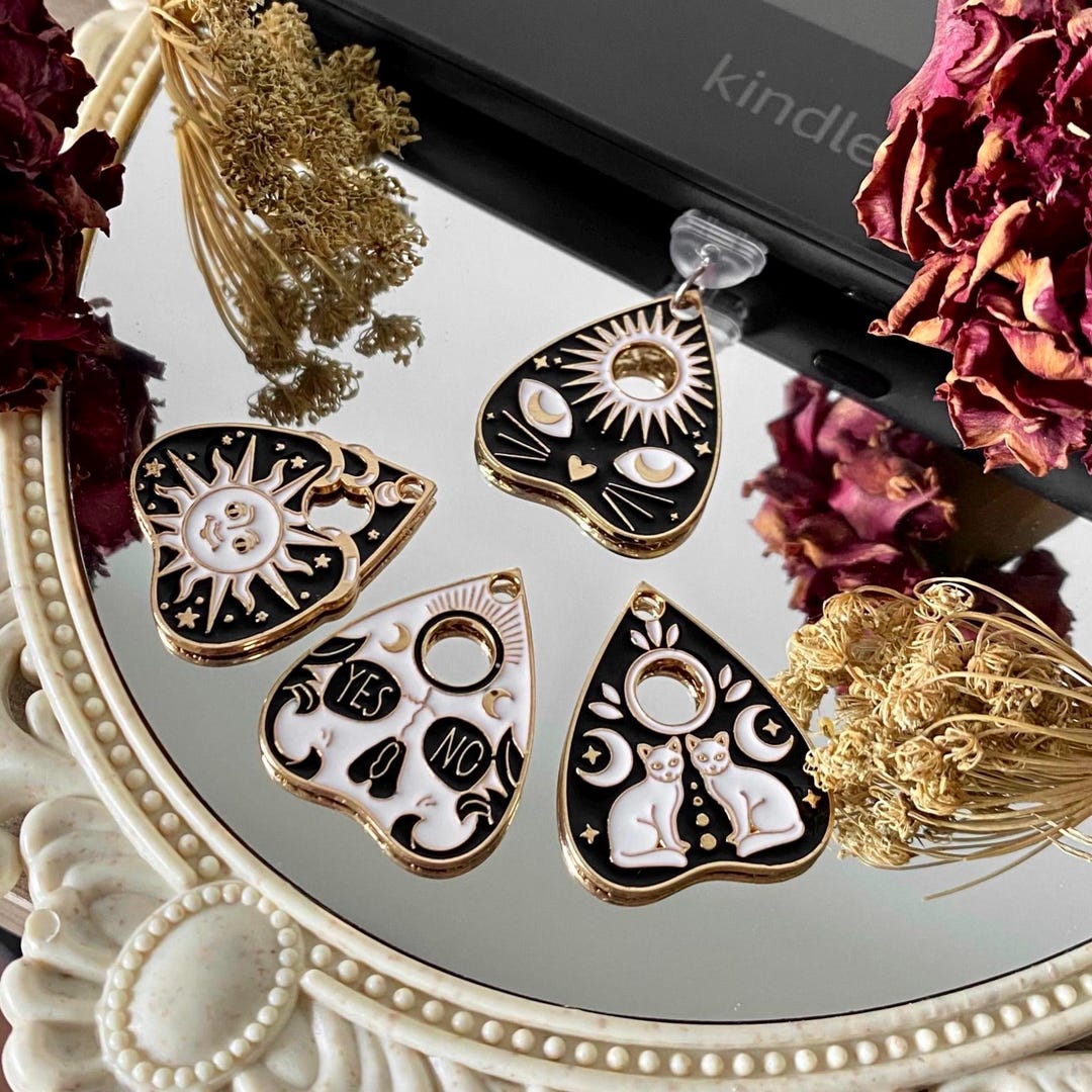 Ouija Planchette Dust Plug Charms - Set of 4 USB-C Plugs for Kindle ...