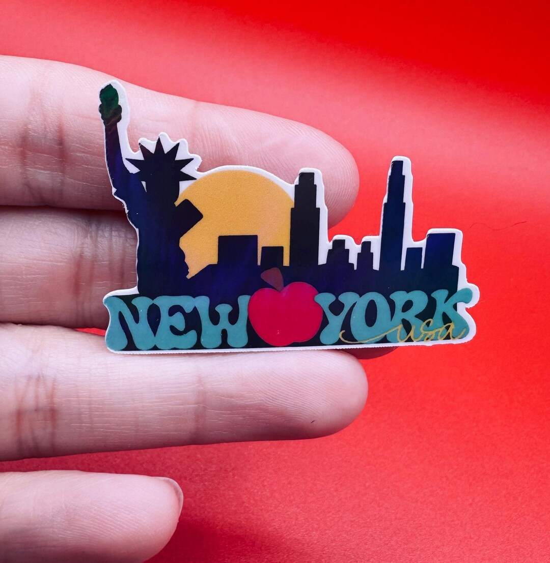 NYC Skyline Sticker | New York City, Travel, Laptop Decal - Etsy
