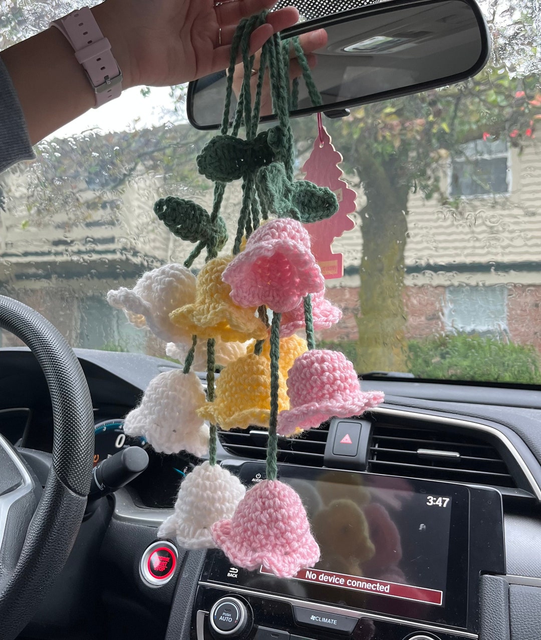 Lily of the Valley Car Hanger - Etsy