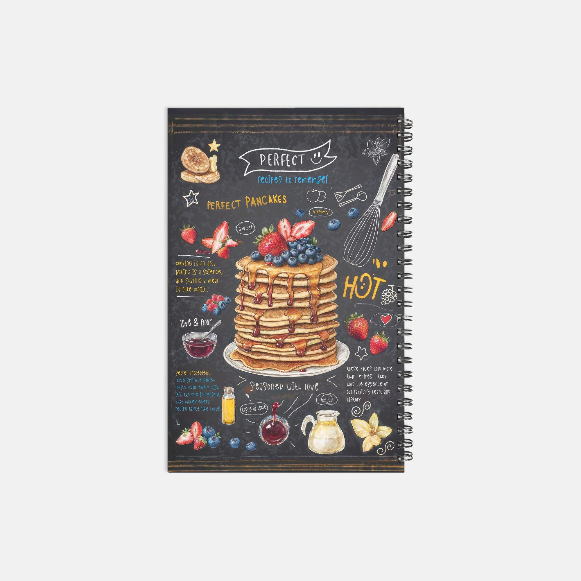 Personalized Recipe Journal, Cooking Spiral Notebook for Recipes, A4 ...
