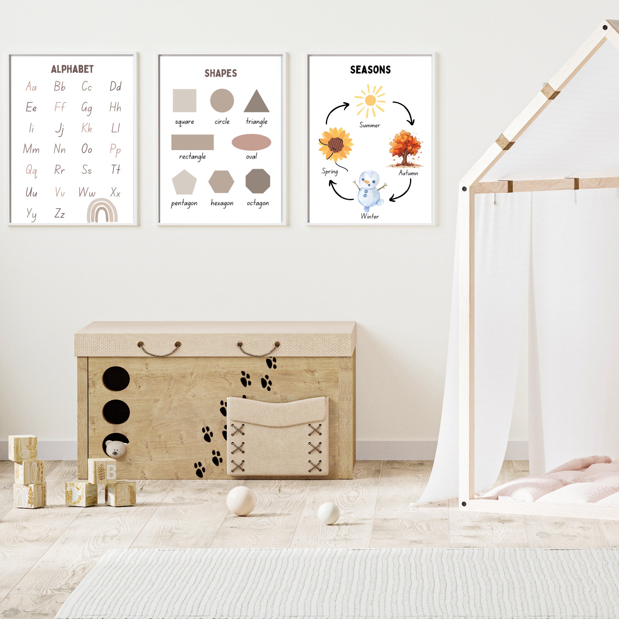 Neutral Educational Bundle - Etsy