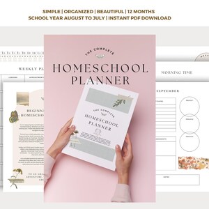 The Complete Homeschool Planner | Simple Easy to Use | Organizer ...