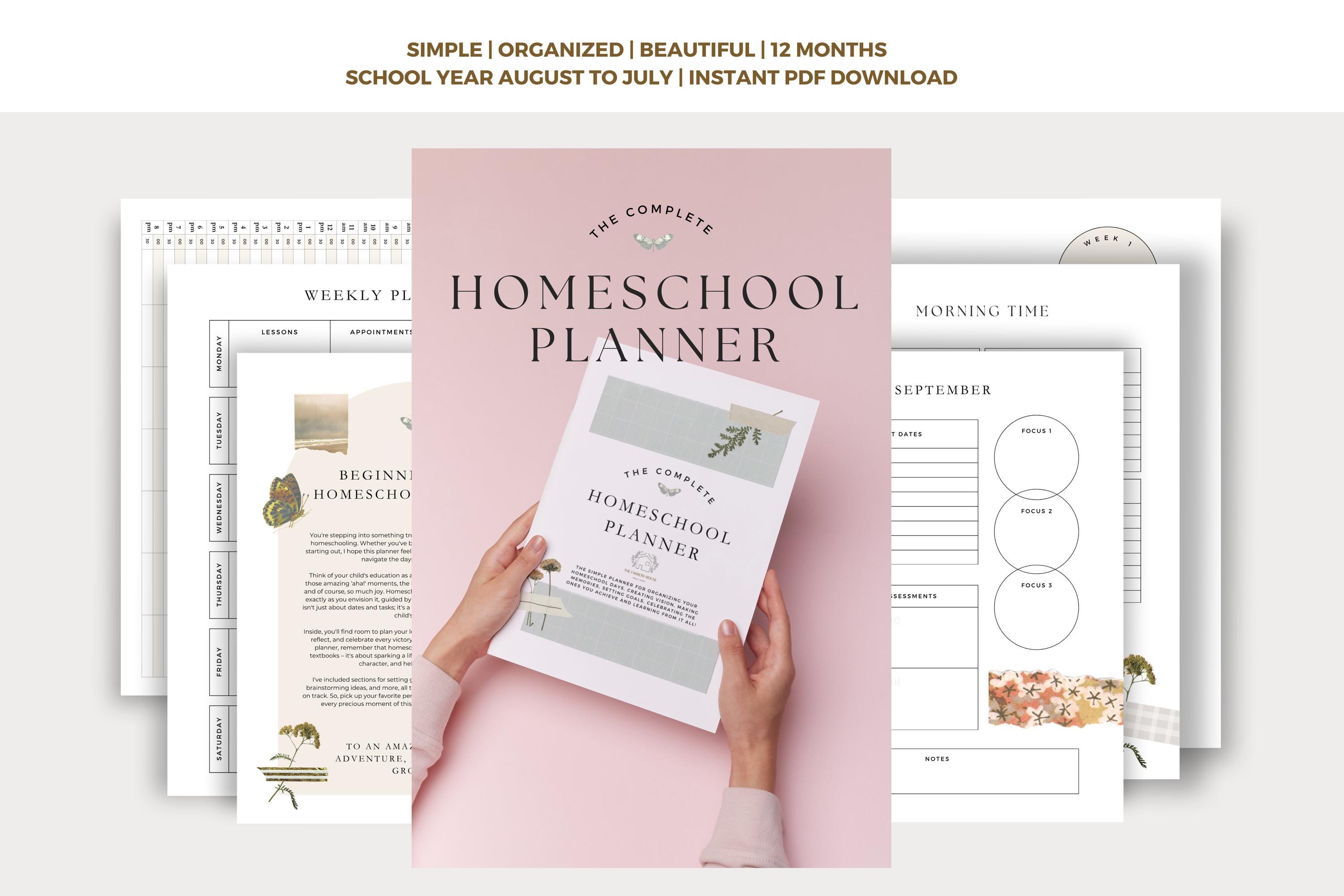 The Complete Homeschool Planner | Simple Easy to Use | Organizer ...