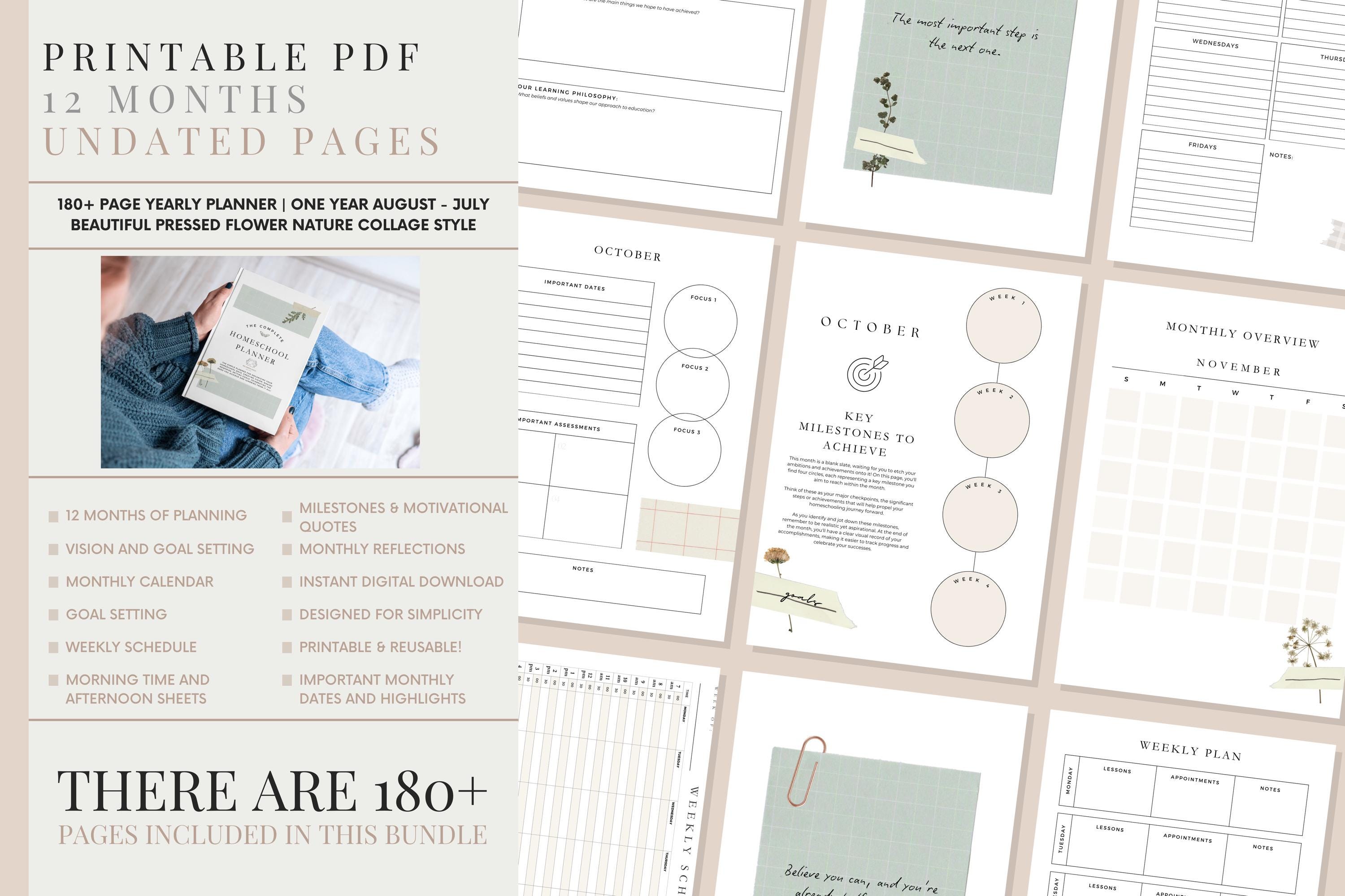 The Complete Homeschool Planner | Simple Easy to Use | Organizer ...