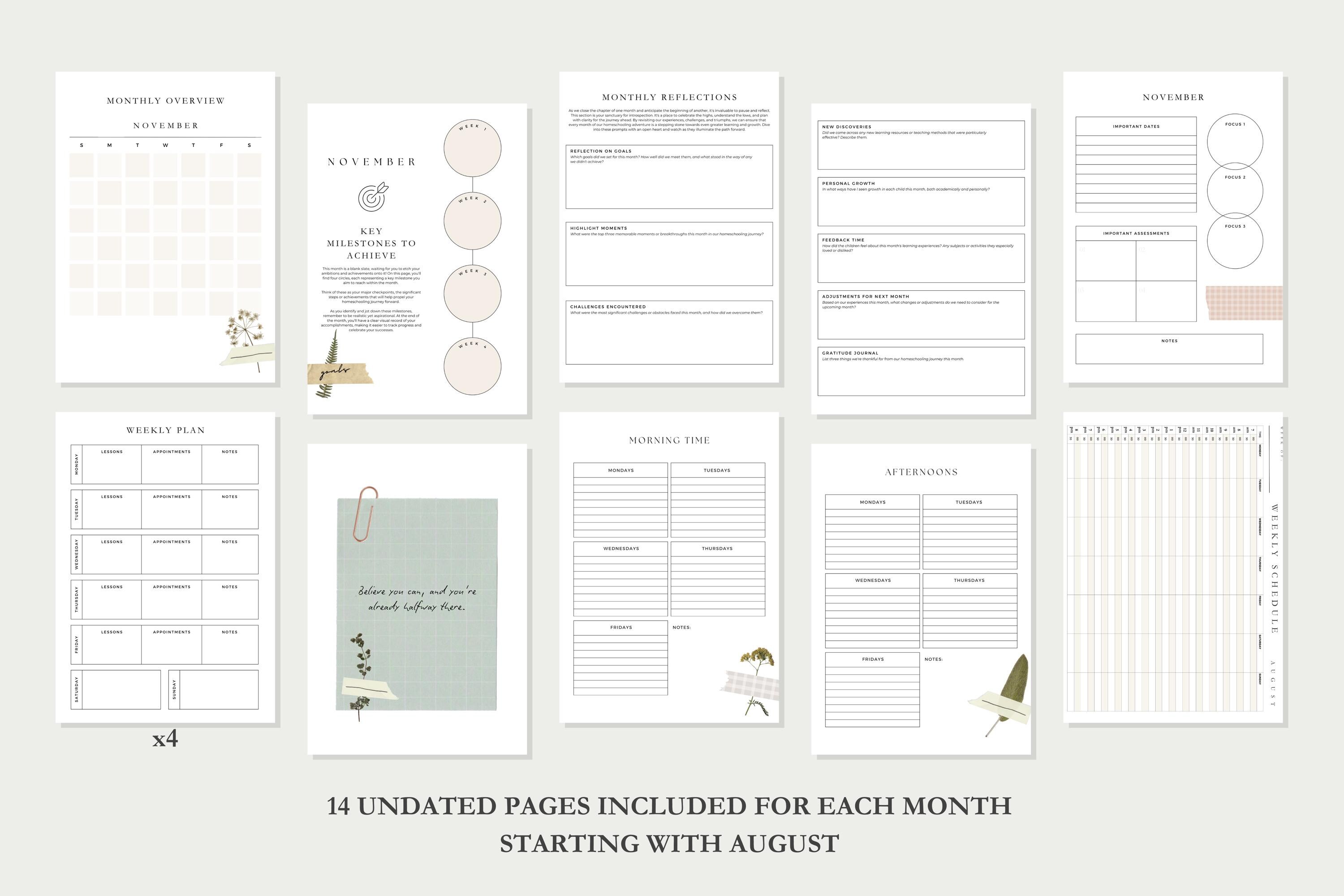 The Complete Homeschool Planner | Simple Easy to Use | Organizer ...