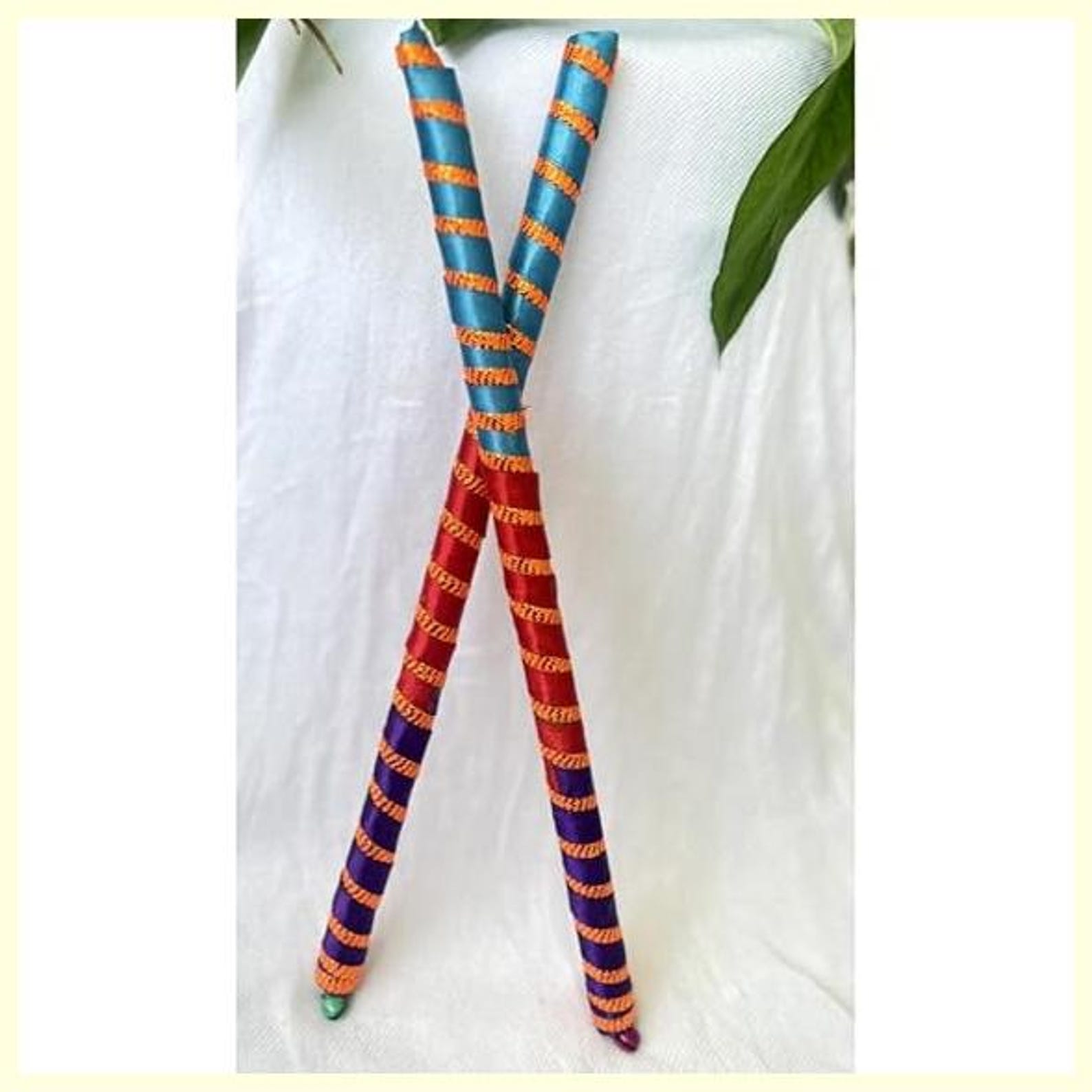Dandiya Sticks for Dance, Wooden Dandiya Sticks for Garba Dance ...