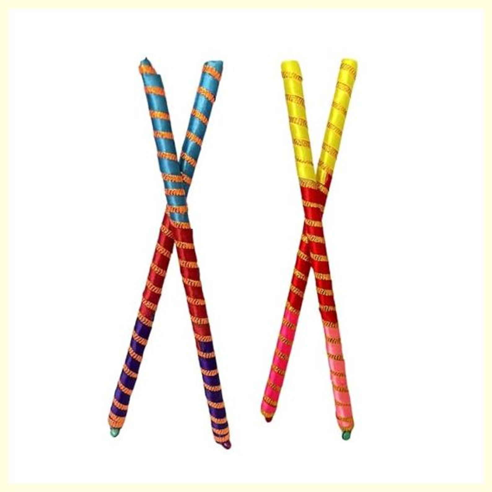 Dandiya Sticks for Dance, Wooden Dandiya Sticks for Garba Dance ...