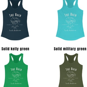Custom Bachelorette Party Tanks, Bachelorette Tank Top, Personalized ...