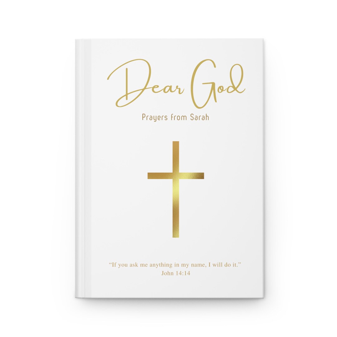 Personalized Prayer Journal Dear God Prayer Journal Christian Gift ...