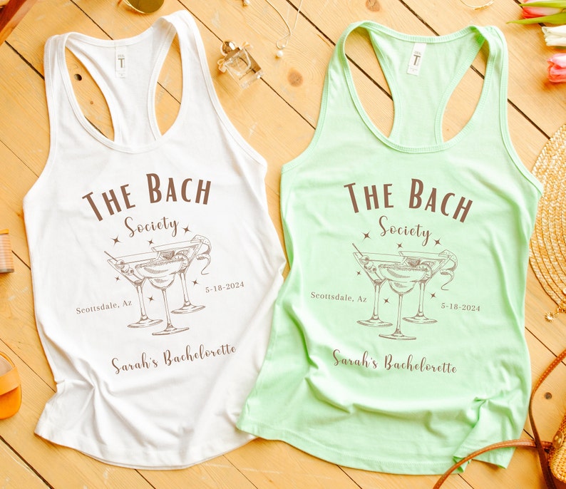 Custom Bachelorette Party Tanks, Bachelorette Tank Top, Personalized ...