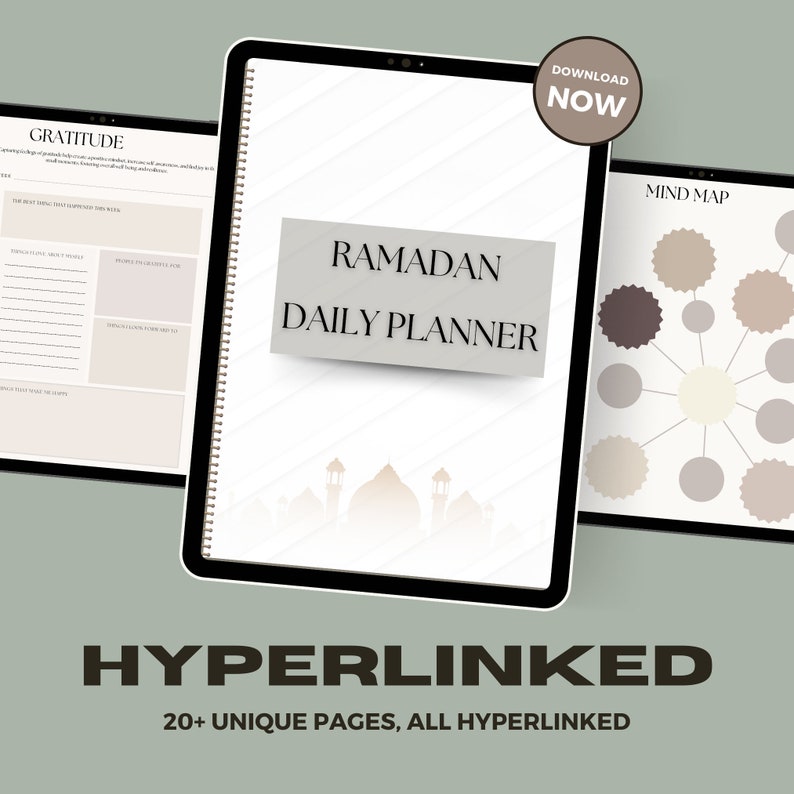 Ramadan Planner Undated Digital Ramadan Planner, Ramadan Planner ...