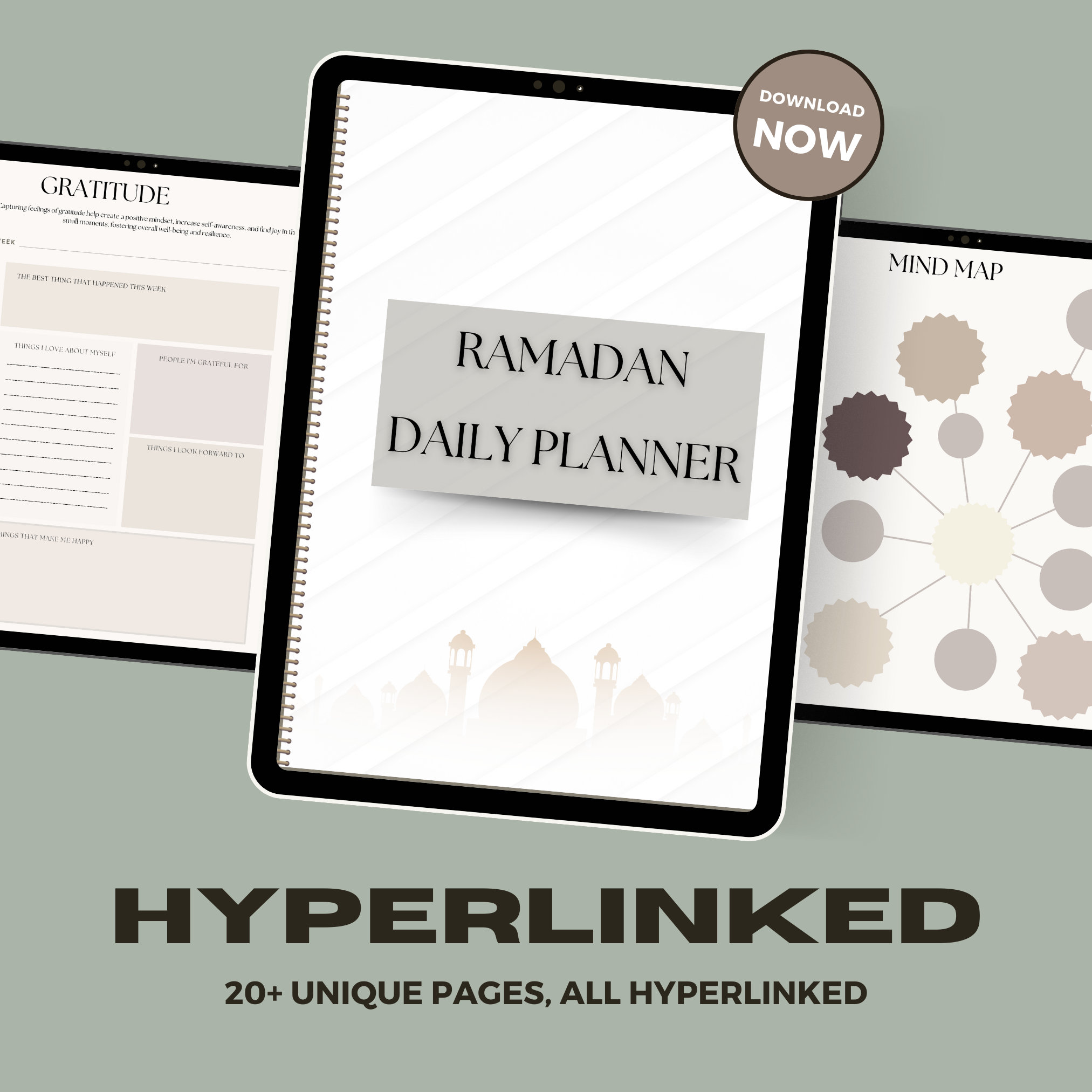 Ramadan Planner Undated Digital Ramadan Planner, Ramadan Planner ...