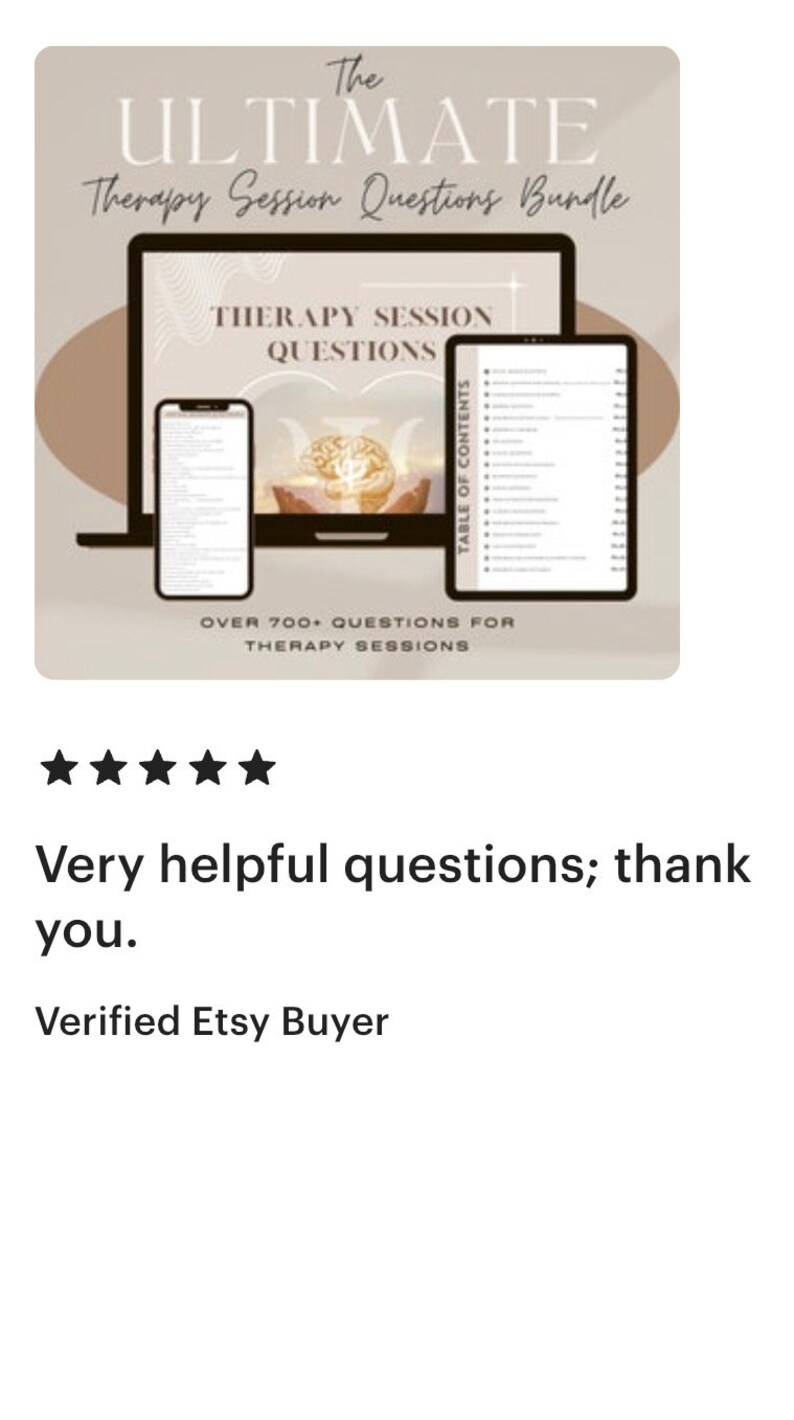 The ULTIMATE Therapy Session Questions Bundle Can Help With Treatment Plans, Therapy Sessions ...