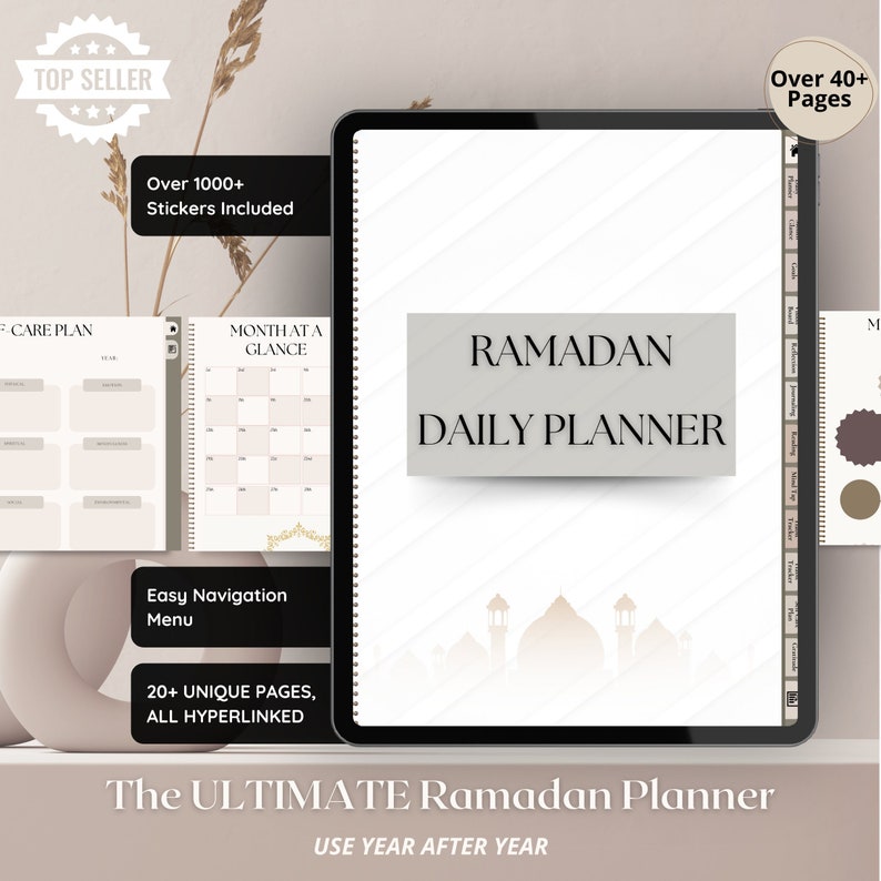 Ramadan Planner Undated Digital Ramadan Planner, Ramadan Planner ...