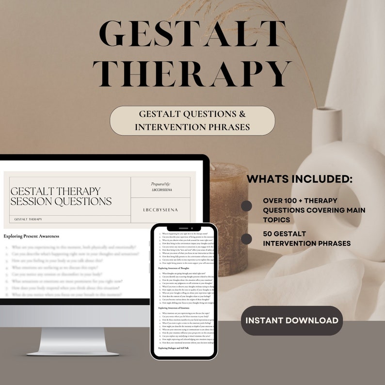 GESTALT Questions & Intervention Phrases: Can Help With Case ...