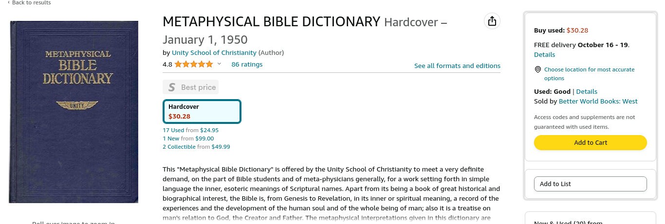 METAPHYSICAL BIBLE DICTIONARY Ebook - Etsy