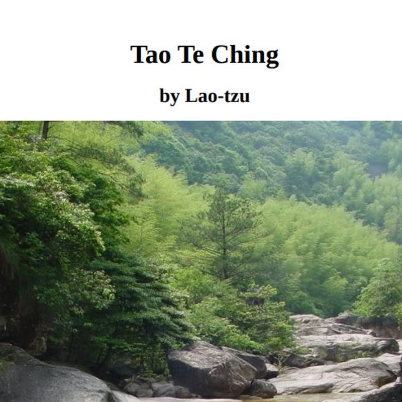 Tao Te Ching - Etsy