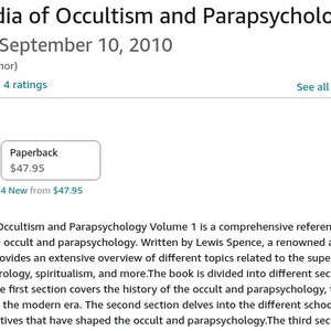 Encyclopedia of Occultism and Parapsychology Ebook - Etsy