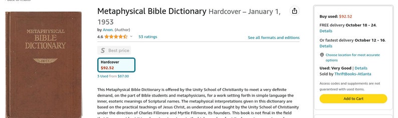 METAPHYSICAL BIBLE DICTIONARY Ebook - Etsy