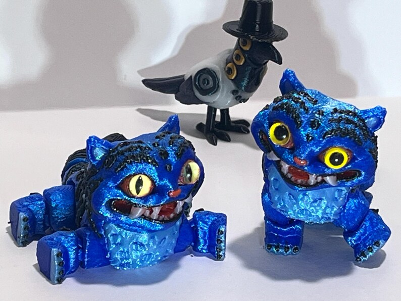 Derp Tiger and Suss Bird Figurines - Etsy