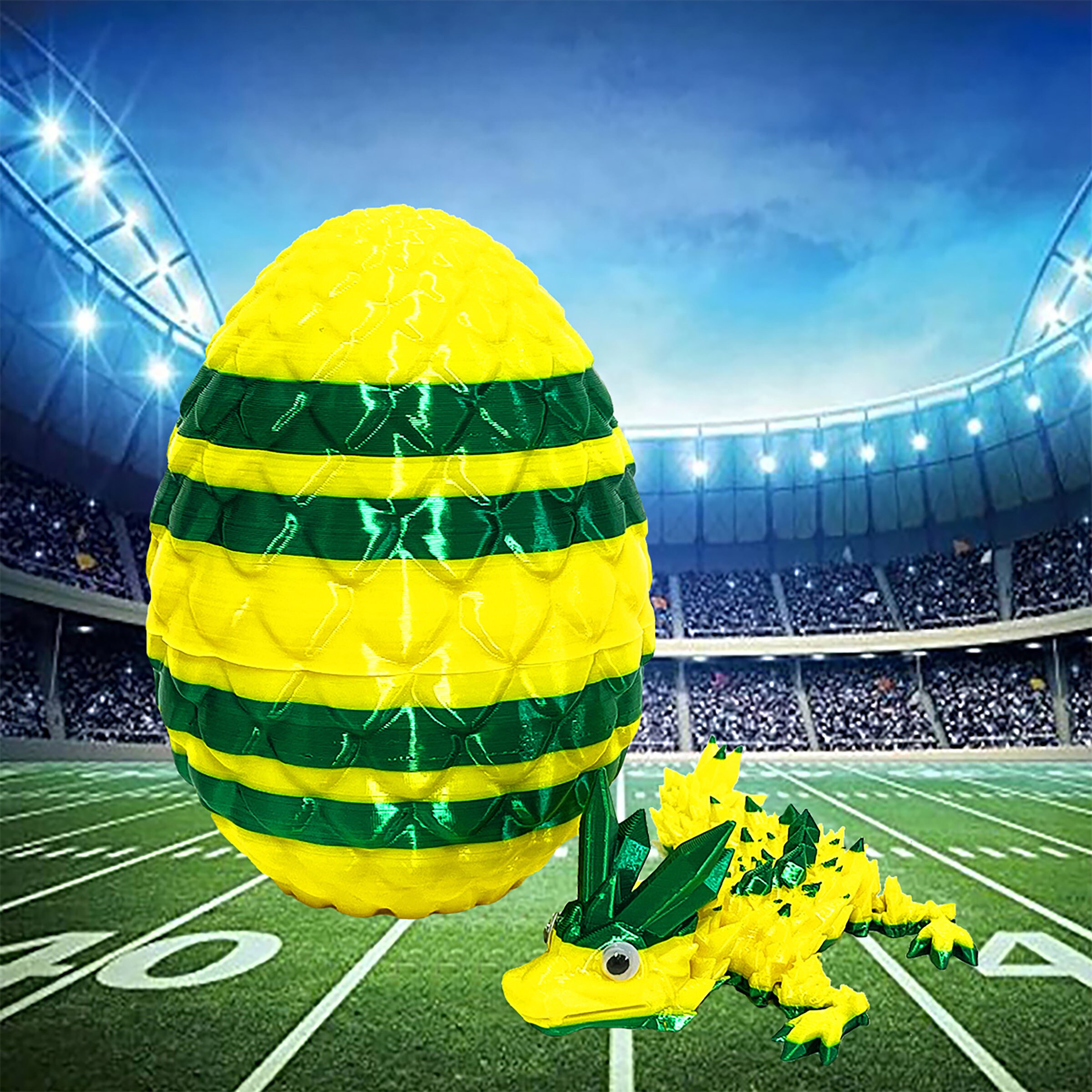 Oregon Ducks Baby Dragon and Egg - Etsy