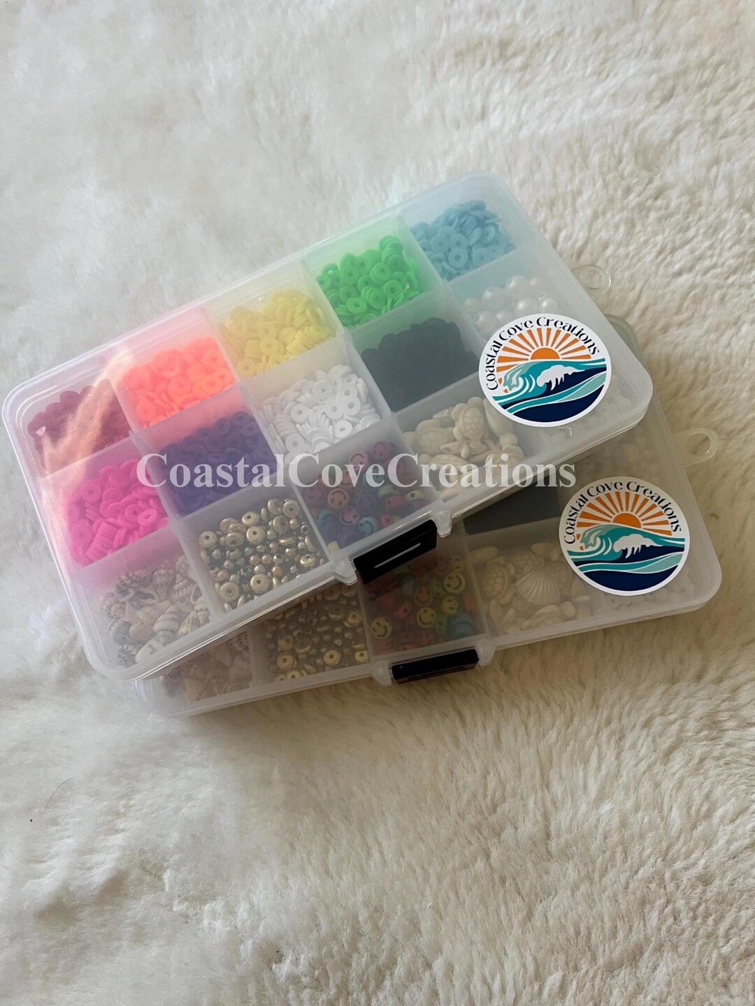 Mini Starter Preppy DIY Bead Kit & String | Starter Bead Kit | Clay ...