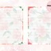 Set of 40 Printable Note Pages Bundle. Blooming Flower Note - Etsy