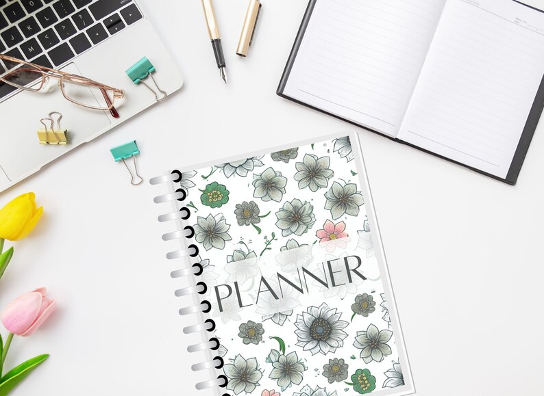 Printable Planner Cover Page. Planner Insert. DIY Planner Cover ...