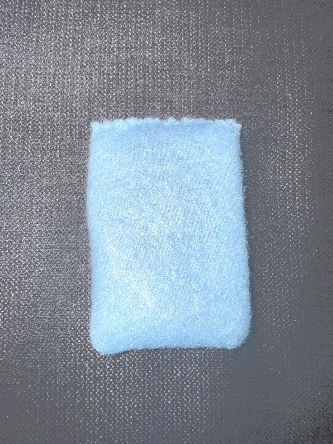 Handmade Shoulder Plush/buddy Replacement Metal Plate: Blue Fleece ...
