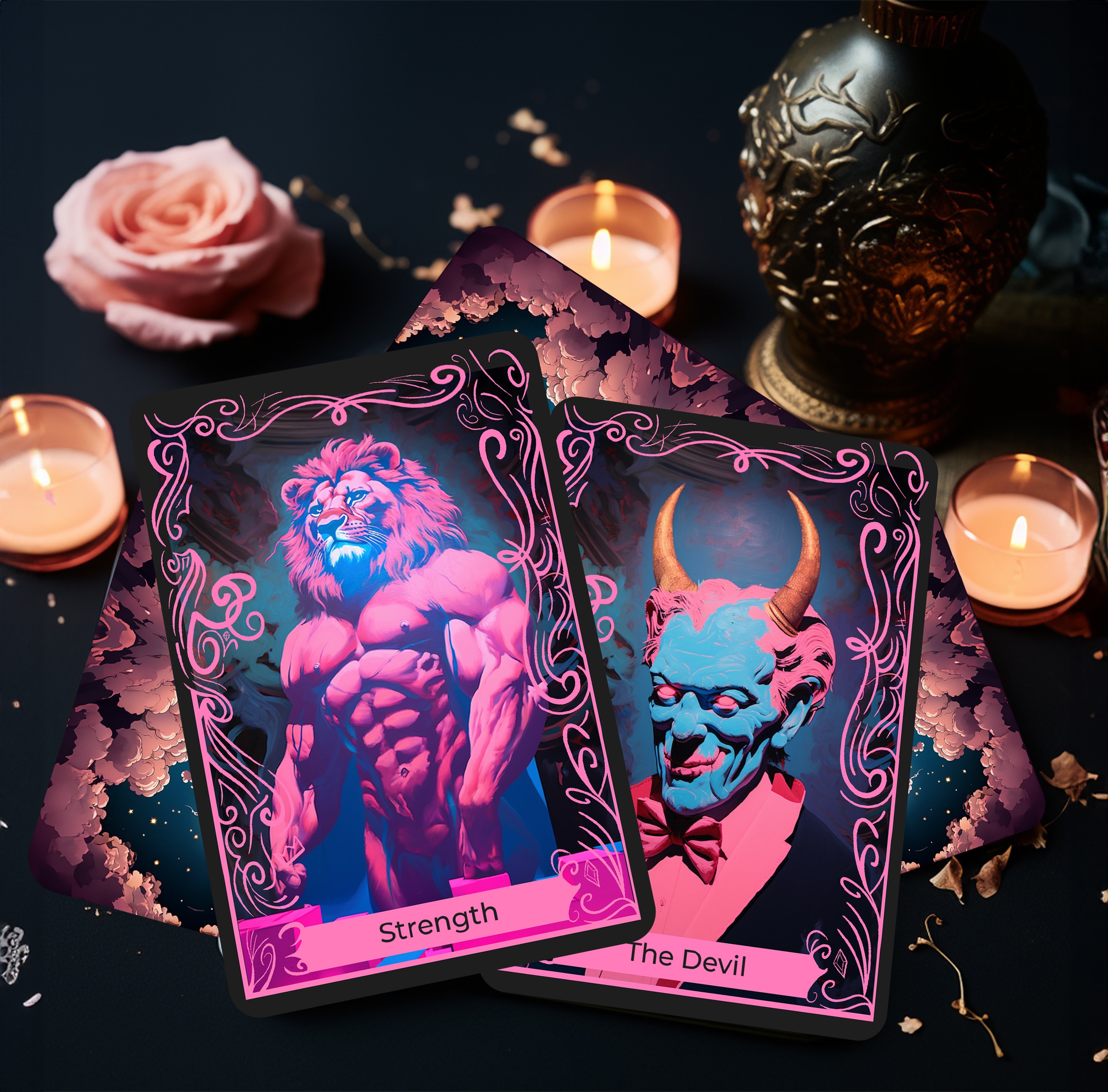 Pop Art Tarot Deck Premium Tarot Cards, Exquisite Symbolism, Divine Guidance, Tarot Card, Tarot ...