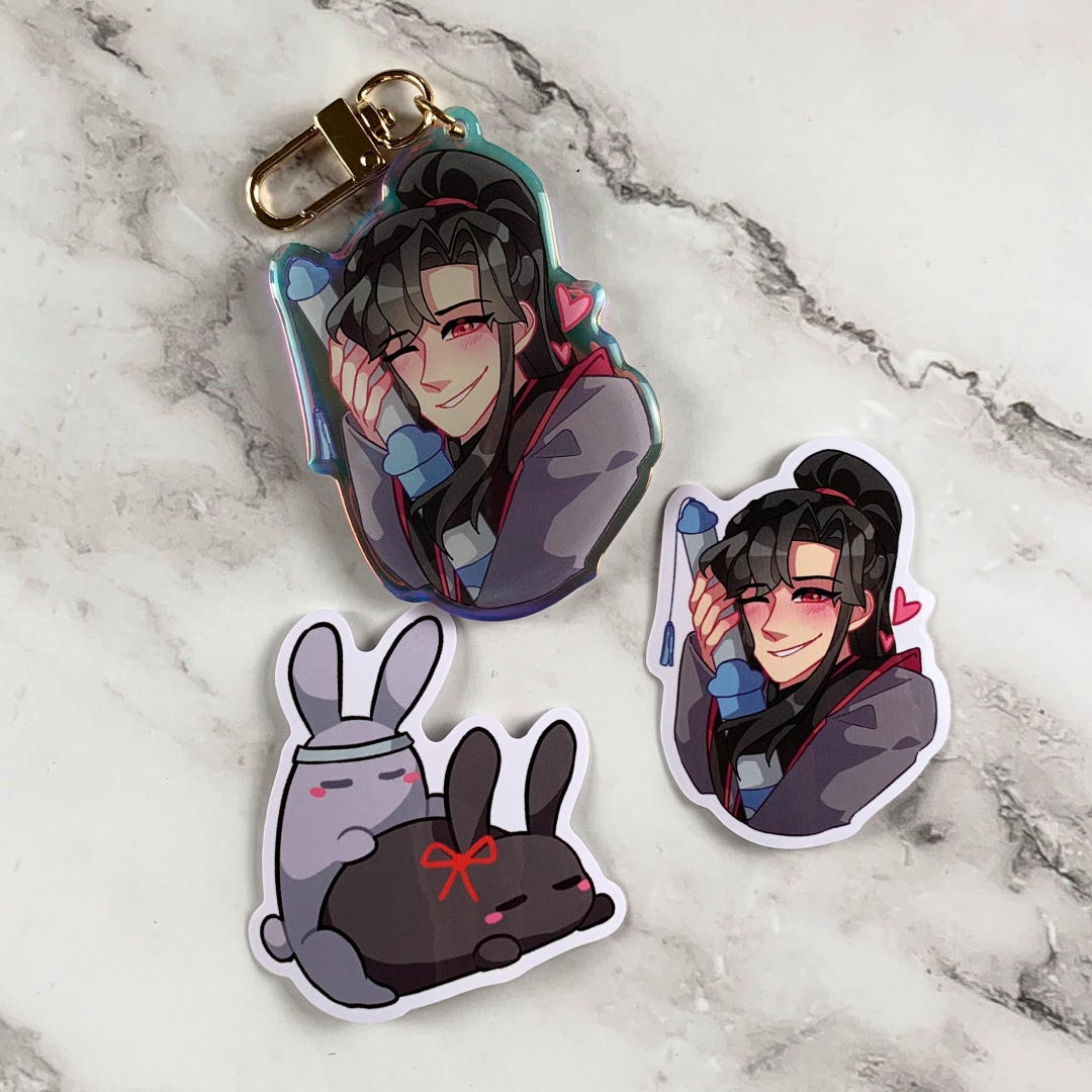 Cursed MDZS Stickers & Keychains - Etsy