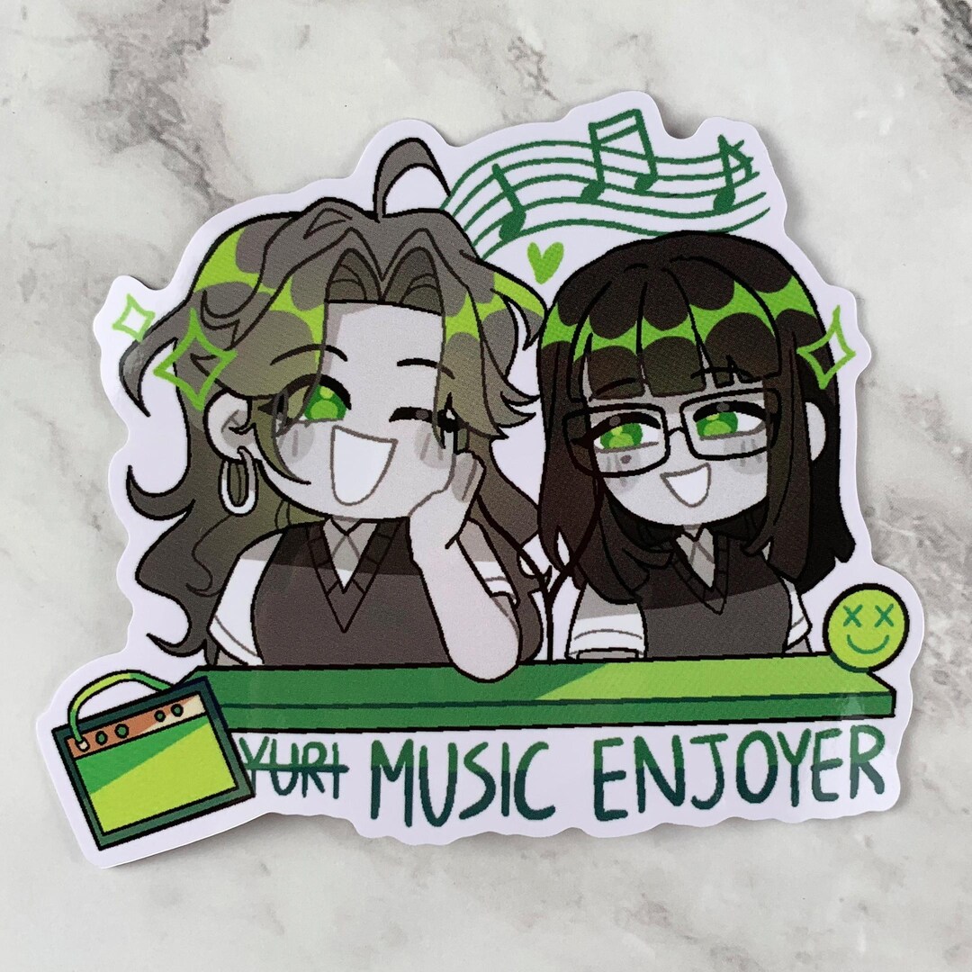 Green Yuri Sticker - Etsy