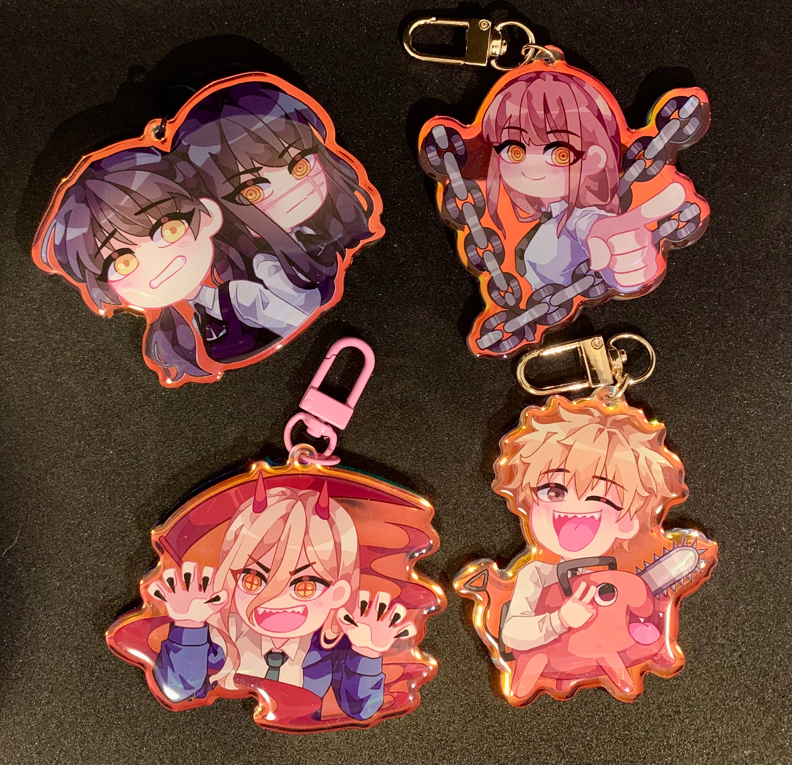Chainsaw Man Keychains - Etsy