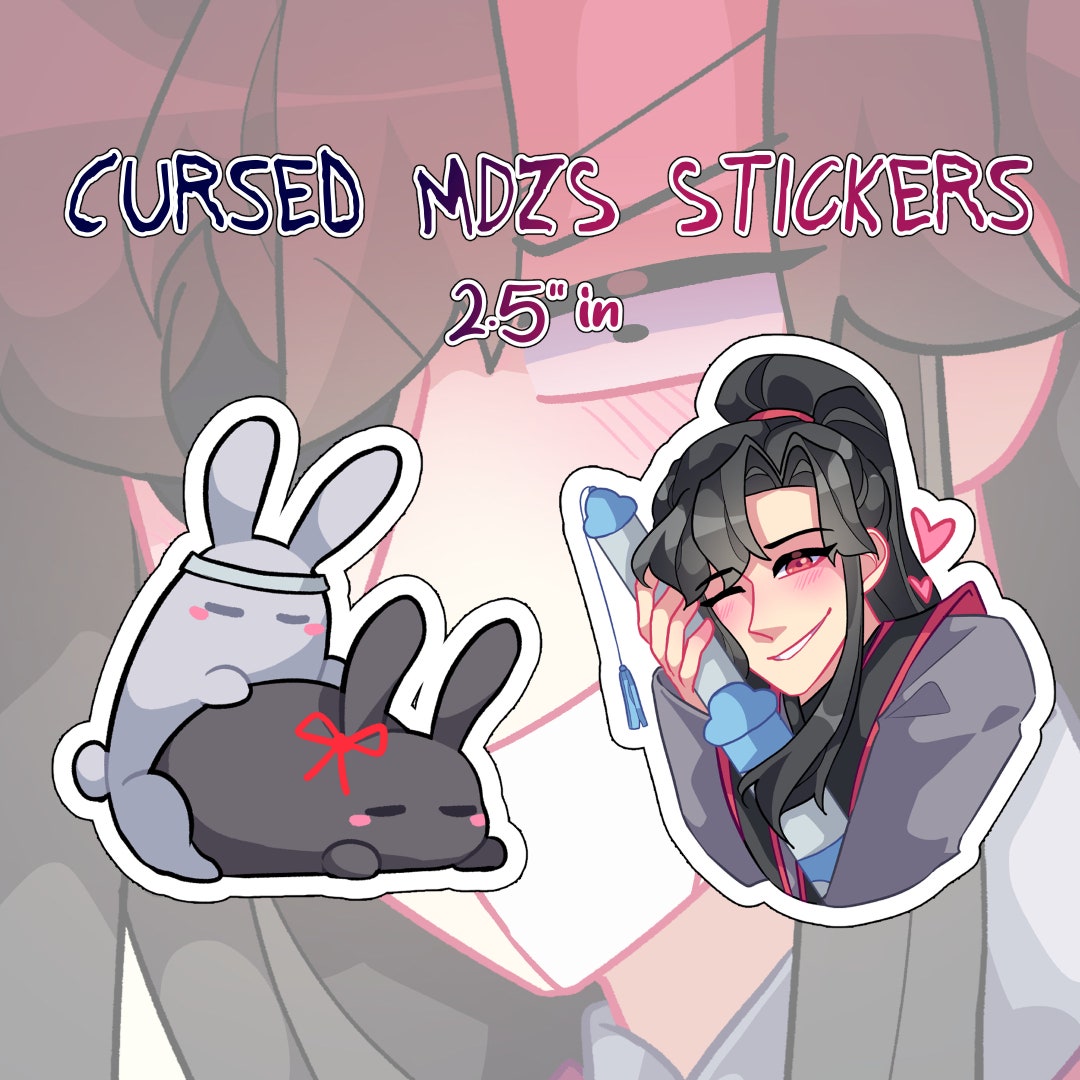 Cursed MDZS Stickers - Etsy