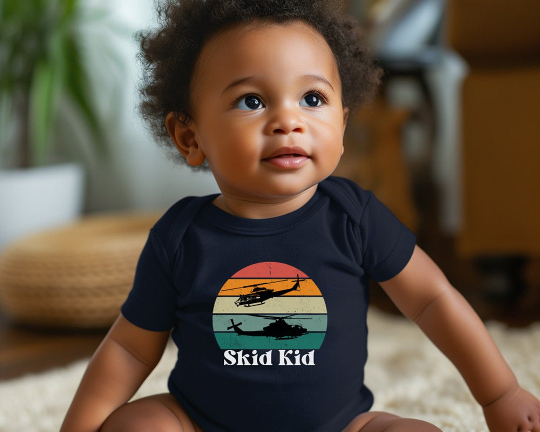 Helicopter Baby Onesie, Skid Kid Onesie, Helicopter Birthday, Marine ...