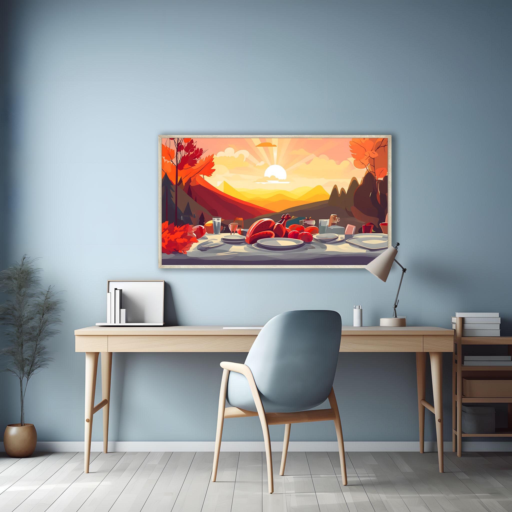 Thanksgiving Collection: Set of 8 Festive Images | Samsung Frame TV Art ...