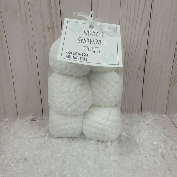 Snowball Plush - Etsy