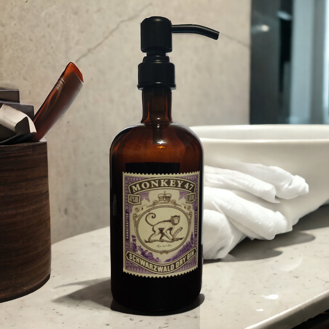Soap Dispenser Monkeys 47 Bottle - Etsy