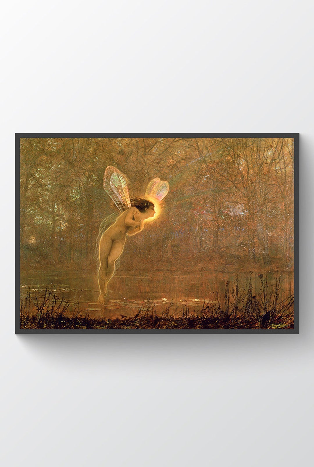 Iris, Spirit of the Rainbow by John Atkinson Grimshaw, Fairy, Fairy Tales, Fairyland, Painting ...