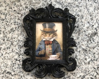 Bat Baroque Frame, Complete With Prints, Black and Gold Finish, Gothic ...