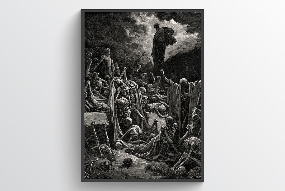 Valley of Dry Bones - Visions of the Prophet Ezekiel, Biblical ...