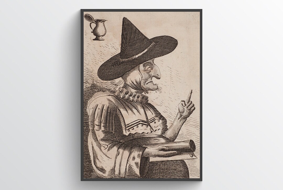 Mother Shipton Portrait, Famous Witch, Prophetess, Fortune Teller ...