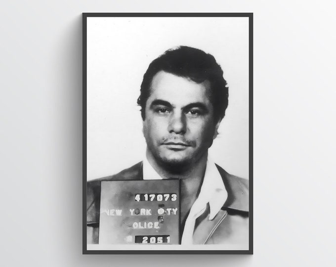 Crime Family Boss, Mafia, Gangster, Poster, Print, John Gotti Mugshot ...