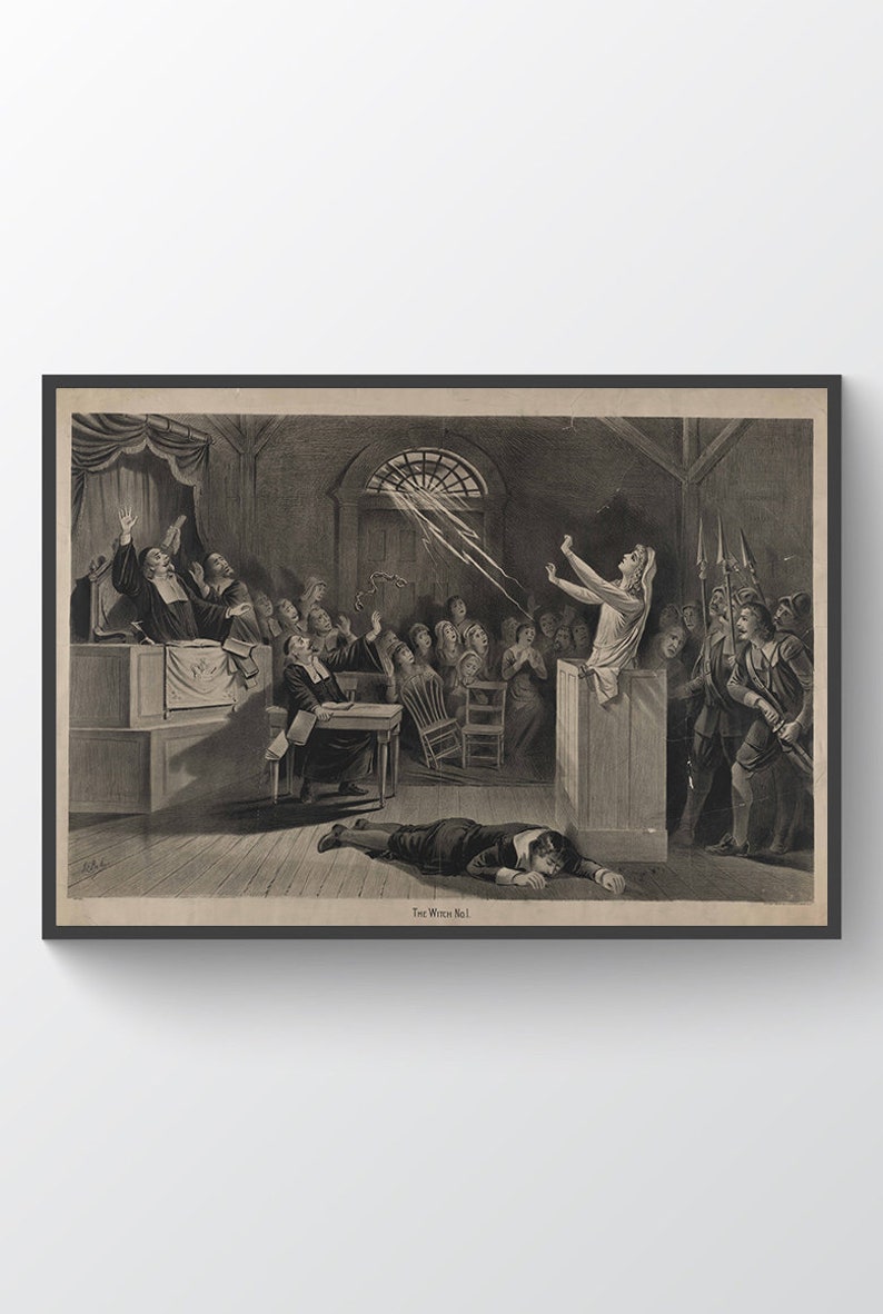 Salem Witch Trials, Sorceress, Black Magic, Witchcraft, Medieval Witch ...