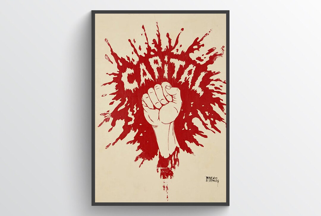 May 68 Anti-capitalism Poster - Protest History, Anarchy, Socialism ...