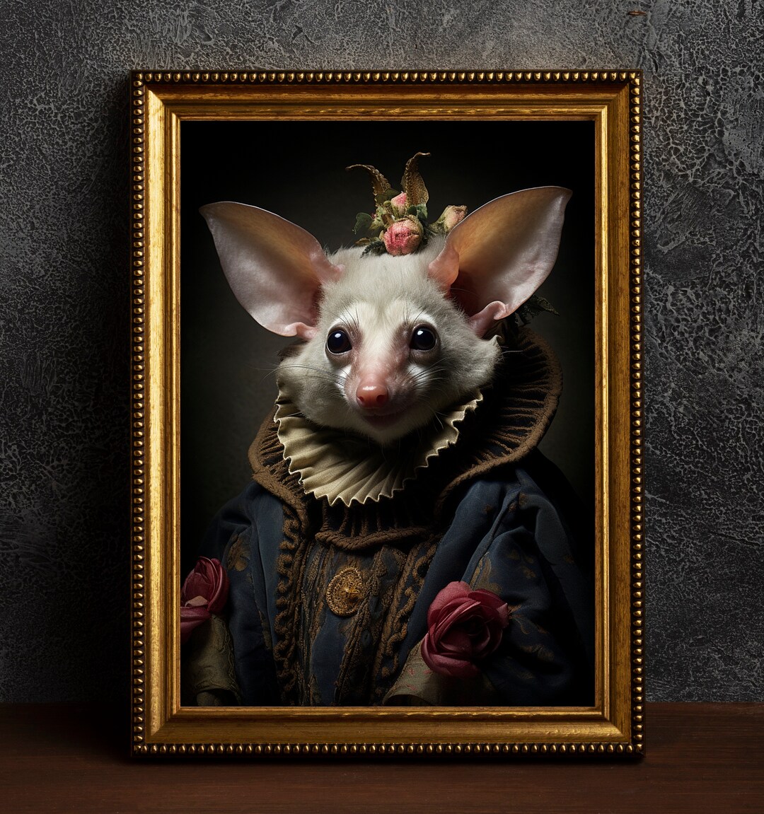 Gothic Bat Portrait, Vintage Poster, Art Poster Print, Victorian ...