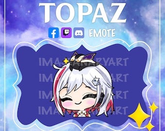 Topaz Stonks Emote for Twitch, Discord and Youtube Custom Emotes Twitch ...
