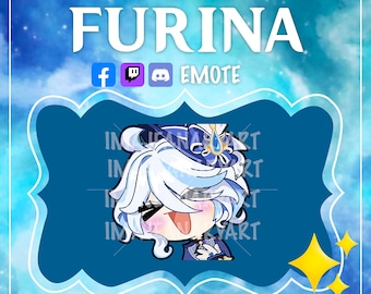 Genshin Impact Furina Cry Emote for Twitch, Discord and Facebook - Etsy