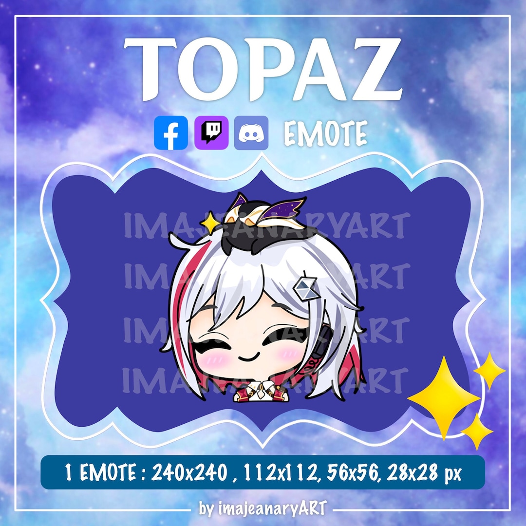 Honkai Star Rail Topaz Emote for Twitch, Discord and Facebook - Etsy