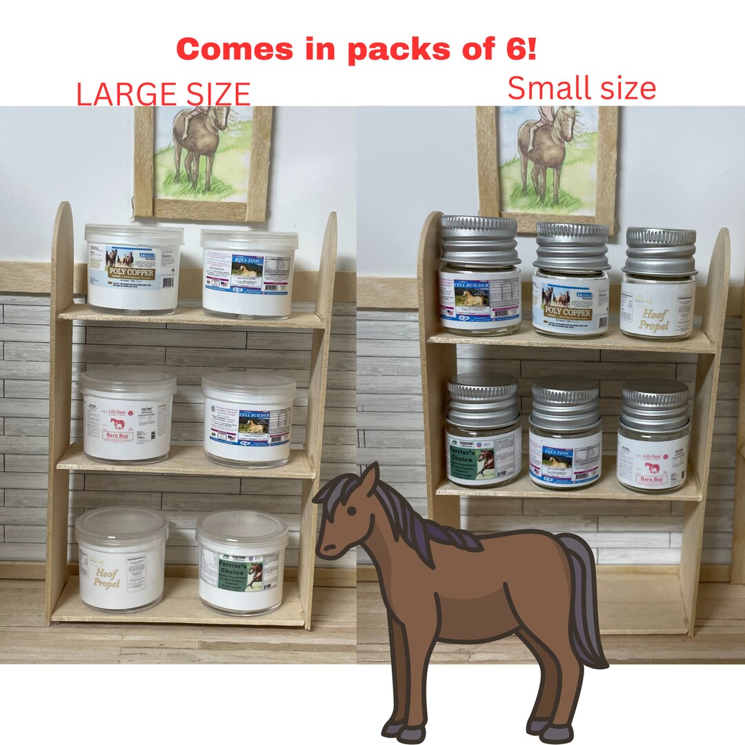 Model Horse Supplement Containers Breyer Horse Accessories Breyer Horse ...